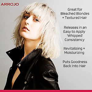 ARROJO Whipped Treatment Hair Color Conditioner – Deep Hair Conditioner for Color Treated Hair Preserves Shine and Luster - Long Lasting, Color-Saving Deep Conditioner for Colored Hair (7.5 oz)