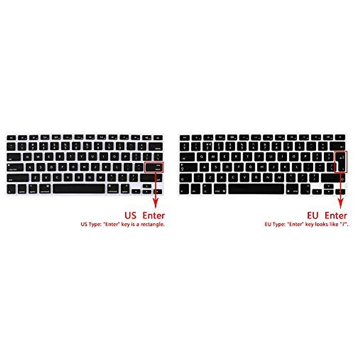 HRH Rainbow Silicone Keyboard Skin Cover for iMac Wired USB Full Size Keyboard with Numeric Keypad A1243(G6 MB110LL/B and MB110LL/A)