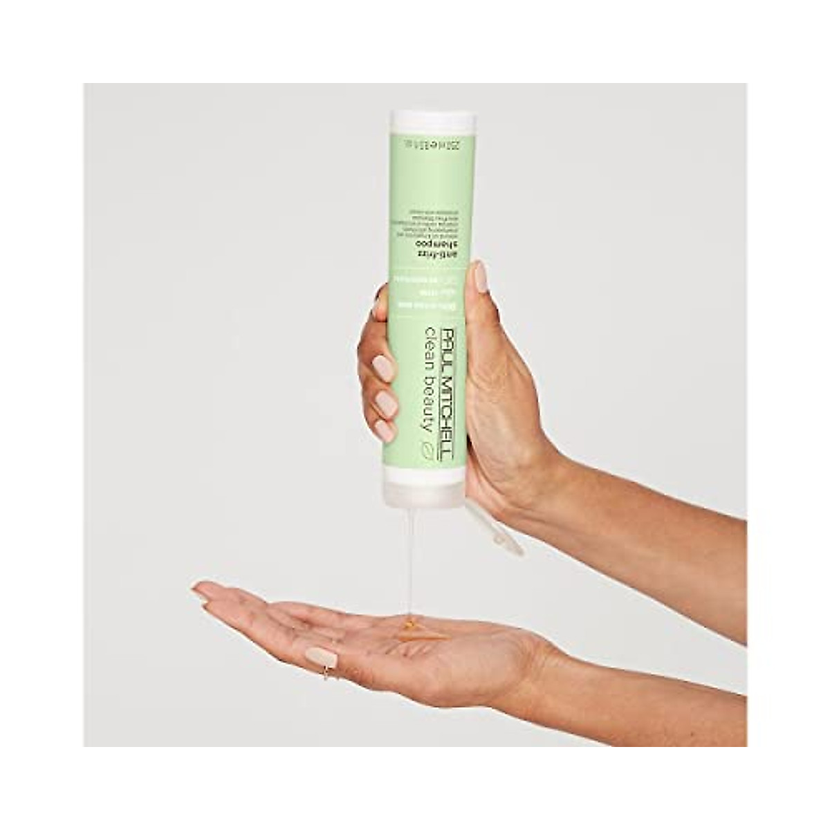 Paul Mitchell Clean Beauty Anti-Frizz Shampoo, Smoothes Hair, Calms Frizz, For Textured, Frizz-Prone Hair, 8.5 fl. oz.