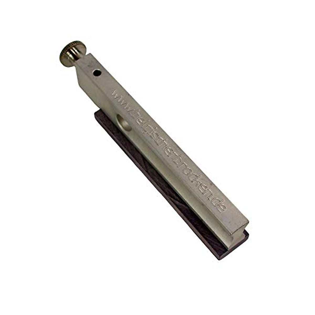 BELGISCHER BROCKEN Dorolist sharpening guide I Blue Belgian Whetstone 6000 on aluminum support I format 3,94 x0,67x0,24in I Knife sharpener compatible with Lansky-EZE Lap grinding system