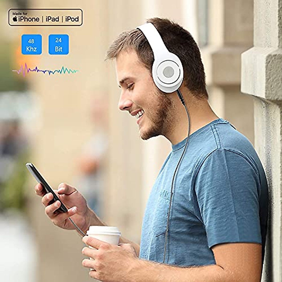 (Apple MFi Certified) iPhone Aux Cord for Car,Lightning to 3.5mm Audio Cable Compatible with iPhone 13/12/11/XR/XS/X/8/7/6 Plus/SE 2,iPad for Car Home Stereo,Speaker,Headphone,Support All iOS-3.3FT