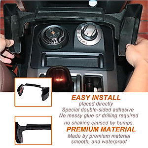 Carwiner Gear Shift Center Console Organizer Storage Tray Compatible with Toyota 4Runner 2010-2021 2022 2023 Interior Accessory Holder Box