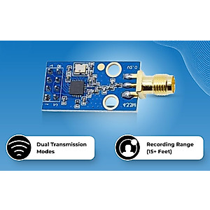 K0R41 External CC1101 Antenna for Flipper Zero - SubGhz GPIO Board Attachment Accessory Black K0R41-CCV2