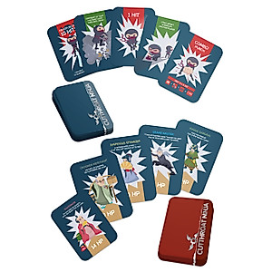 Cutthroat Ninja: Board Game A Strategy Card Game - A Race to The Finish