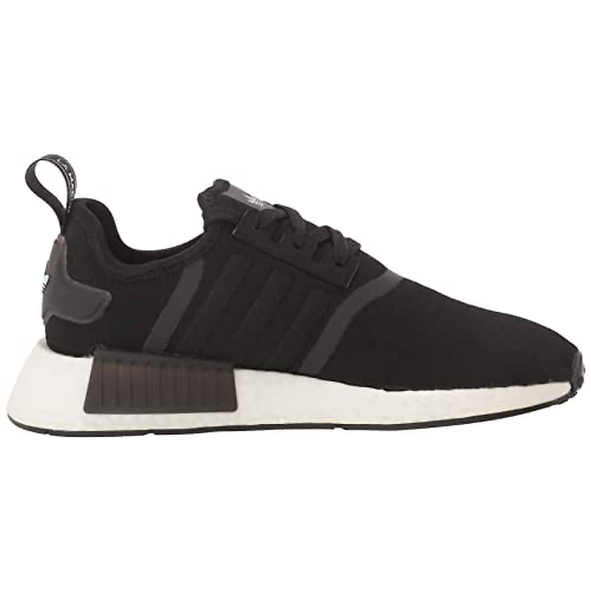 adidas Originals Women's NMD_R1 Sneaker, Black/White/Blue Dawn, 6