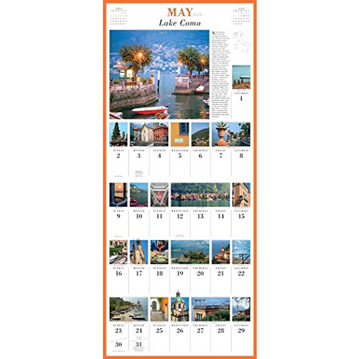 365 Days in Italy Picture-A-Day Wall Calendar 2021