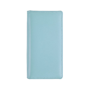 IKEPOD Leather Checkbook Cover for Men Women RFID Blocking by GNEGNI