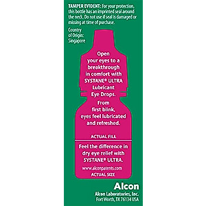 Systane Ultra Lubricant Eye Drops,0.14 Fl Oz (Pack of 1)