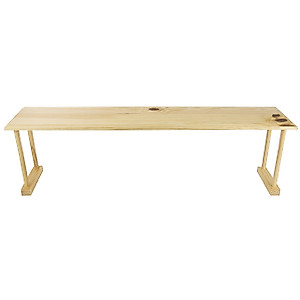 Home Basics SS01003 30 Inch Over Sink Shelf Wood