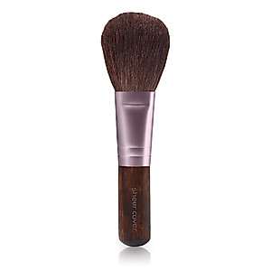 Sheer Cover Perfect Shade - Mineral Foundation Makeup Kit w Free Foundation Brush - Medium Shade - Foundation Powder Makeup and Mineral Makeup, Best Full Coverage Foundation 4 Grams