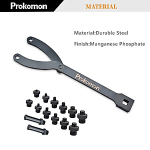 Prokomon Variable Cylinder Spanner Wrench Set | 15Pc |Adjustable with Variable Spanner Wrench Pins