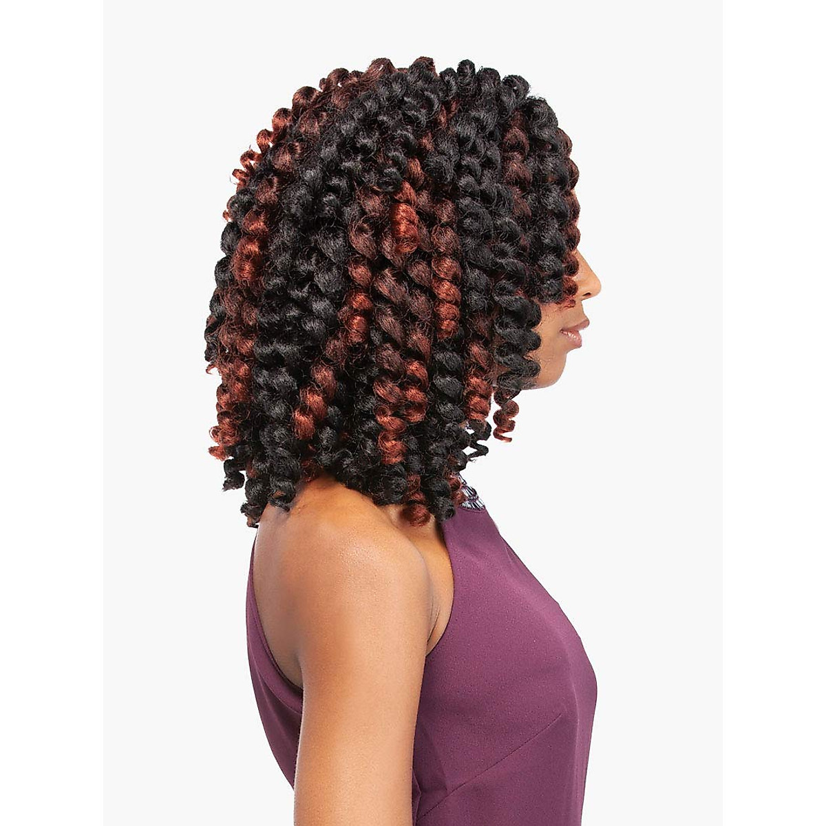 6 Packs Deal!!! JAMAICAN BOUNCE 26" - Sensationnel African Collection Crochet Braid (6-PACK, 1B Off Black)