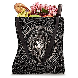 Lord Ganesha - Sepia Black Tote Bag