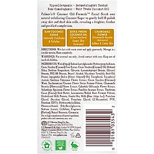 Palmers Coconut Sugar Facial Scrub 3.17 Ounce (2 Pack)