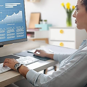 BenQ GW2480 Computer Monitor 24" FHD 1920x1080p | IPS | Eye-Care Tech | Low Blue Light | Anti-Glare | Adaptive Brightness | Tilt Screen | Built-In Speakers | DisplayPort | HDMI | VGA,Black