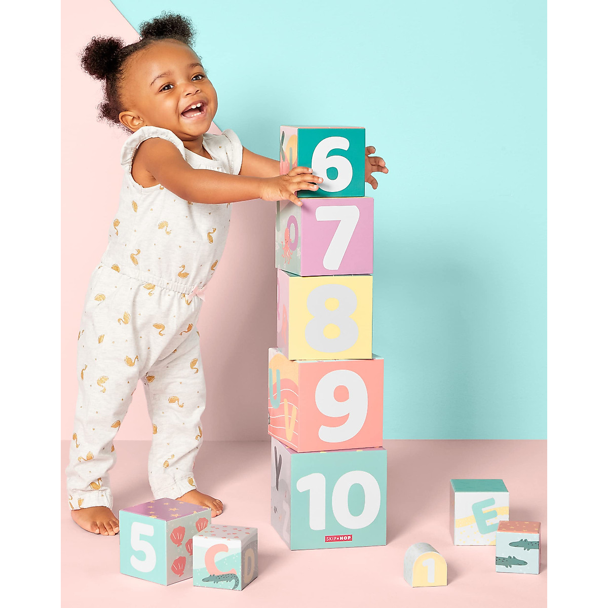 Simple Joys by Carter's By The Sea Nesting Boxes, Ocean, One Size