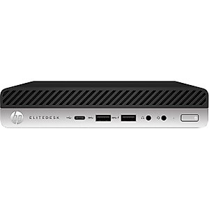 HP EliteDesk 800 G5 Desktop Computer - Core i7 i7-9700T - 16 GB RAM - 512 GB SSD - Desktop Mini - Windows 10 Pro 64-bit - Intel UHD Graphics 630 - English Keyboard (Renewed)