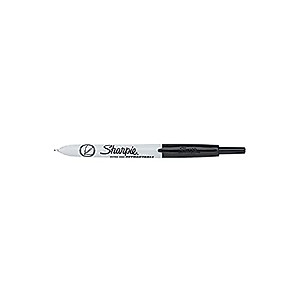 Sharpie 1735790Dz Sharpie Markers, Retractable, Ultra Fine, 12/Bx, Black