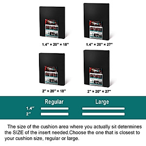 Leopard Sofa Sagging Cushion Support Insert, Seat Savers for Couch, (2inches) x 20 x27