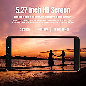 Cuifati Cellphone, Note30 Plus Smart Phone 5.72In Smartphone Dual Cards Dual Standby Smartphone Powerful Processor Expandable Storage 512MB+4GB(Orange)