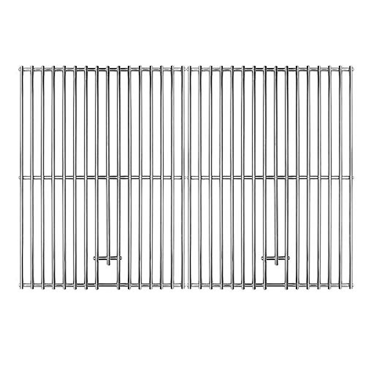 17" x 13 1/4" SOLID Stainless Steel Cooking Grates, Replacement Parts for Charbroil 463411512, 463411712, 463411911, C-45G4CB, 720-0719BL, 720-0773, Nexgrill 720-0783, 720-0773, Master Forge 1010037