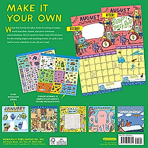 Kid's Awesome Activity Wall Calendar 2021