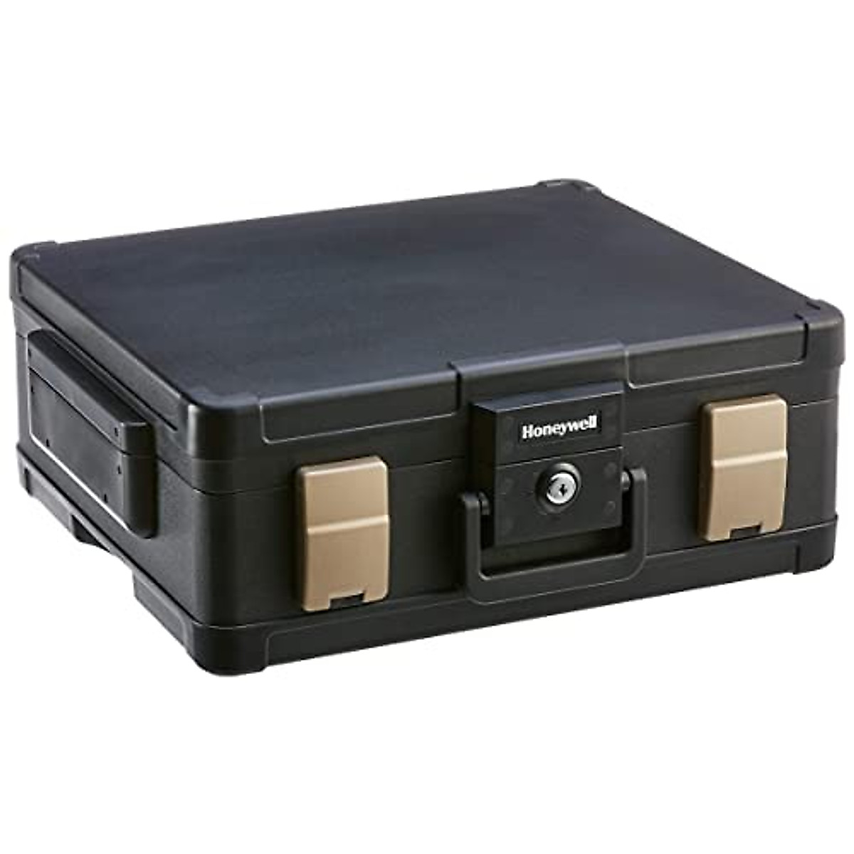 Honeywell Safes & Door Locks - Portable Safe Box Chest for Home - Fireproof Safe & Waterproof Protection Document Box with Key Lock for Personal Items, Money Safe, Jewelry - 0.39 CU, Black - 1104