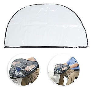 Waterproof Dust Proof Cover Accessory, Foldable Mobility Scooter Control Panel Tiller Rain Panel Cover 26.4x14.2in