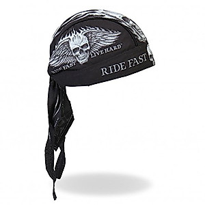 Bad Scratch, Ride Fast, Live Hard Micro-Fiber Bikers Headwrap