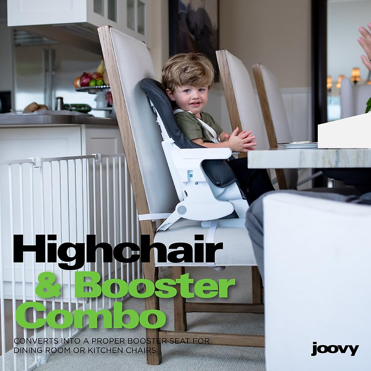 Joovy Foodoo High Chair & Booster Seat, Jet