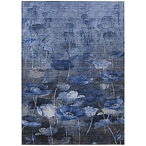 Addison Rugs Chantille ACN613 Blue 9' x 12' Indoor Outdoor Area Rug, Easy Clean, Machine Washable, Non Shedding, Bedroom, Living Room, Dining Room, Kitchen, Patio Rug