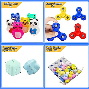 52 Pcs Party Favors for Kids 4-8, Birthday Gift Toys, Stocking Stuffers, Treasure Box Toys, Carnival Prizes, School Classroom Rewards, Pinata Stuffers, Goodie Bags Filler for Boys and Girls 8-12