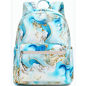 Girls Mini Backpack Womens Small Backpack Purse Teens Cute Floral Travel Backpack Casual School Bookbag (Black flower)