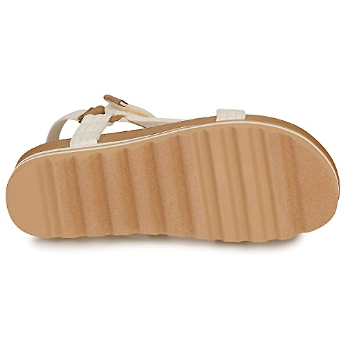 Reef Women's Cushion Rem Hi Sandal, Whisper White, 8