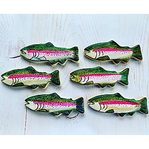 Hunting Cookie Cutters 5-Pc. Set Made in USA by Ann Clark, Deer Head, Grizzly Bear, Moose, Trout Fish, Truck