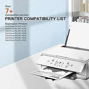 E-Z Ink Remanufactured Ink Cartridge Replacement for Epson 802XL 802 XL T802XL T802 XL Black Ink Cartridges to use with Workforce Pro WF-4740 WF-4730 WF-4720 WF-4734 EC-4020 EC-4030 (2 Black)