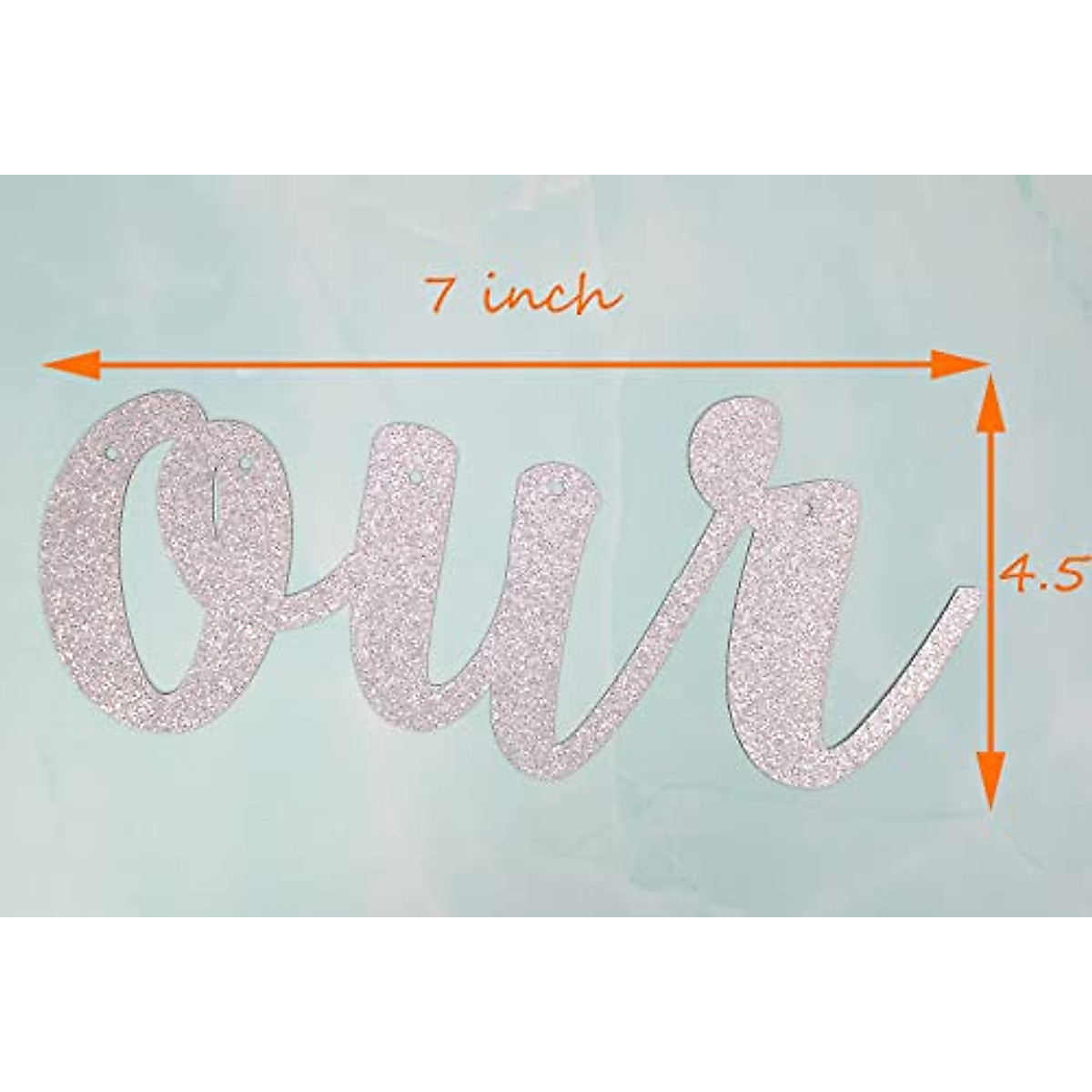 StarsGarden Silver Glitter Welcome to Our Home Banner for Housewarming Patriotic Military Decoration Family Party Supplies Cursive Bunting Photo Booth Props Sign(Silver Welcome Home), SG-22N448