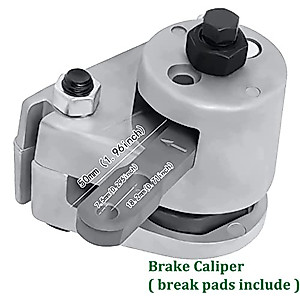 Go Kart Brake Kit Mechanical Disc Bracket Caliper for Mancoo 9598 9597 Yerf-Dogg ASWW Predator 196cc 212cc 6.5hp GX160 Mechanical Brake Kit