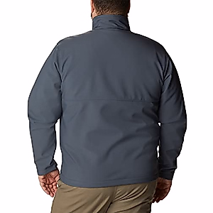 Columbia Men's Ascender Softshell Front-Zip Jacket, Graphite, Medium