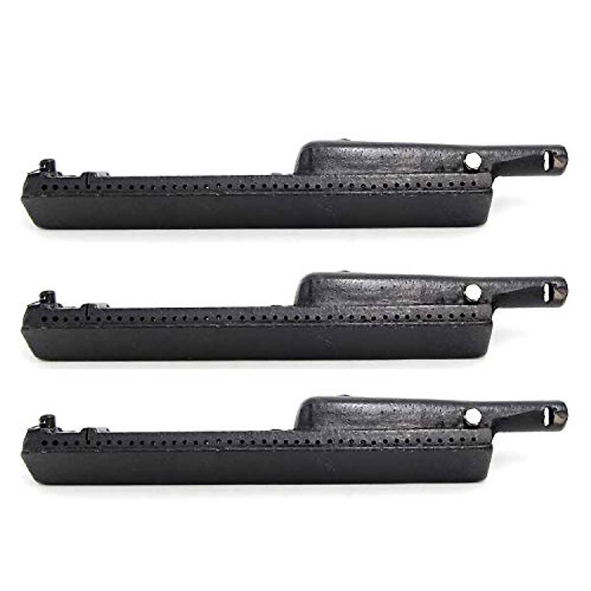 BBQ funland CB4901 (3-pack) Cast-Iron Grill Pipe Burner Replacement for Charbroil, Centro, Front Avenue, Costco Kirkland and others