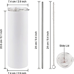 You Would Change The World, Autism Inflated 20oz Skinny Tumbler, Stainless Steel, Keeps Hot or Cold, Gift for Autism Mama Tumbler, Gift for Men Women, Special Education