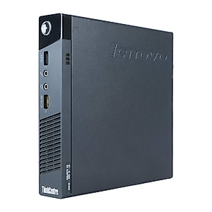 Lenovo ThinkCentre M83 Tiny Business Desktop PC, Intel Core i3 4130T 2.9 GHz, 8G DDR3, 128G SSD, WiFi, BT, VGA, DP, Windows 10 64 Bit-Multi-Language Supports English/Spanish/French(Renewed)