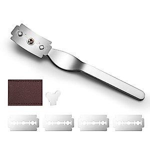 CICICO Sourdough Bread Lame Dough Scoring Tool, Solid Stainless Steel Sourdough Scoring Tool with 5 Razor Blades - Bread Scoring Tool & Lame Bread Tool, Bread Scoring Knife for Bread Baking.