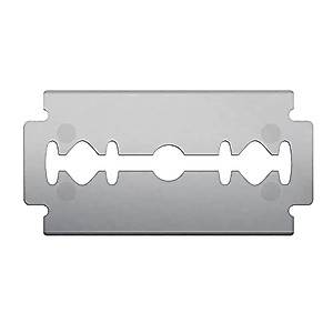 Double Edge Safety Razor Blades, Swedish Steel, 50 Count, by VIKINGS BLADE, Platinum Coated Replacement Razor Blade & Refills, Eco Friendly, Smooth, Close, Clean Shaving Blades, Mild & Gentle on Skin