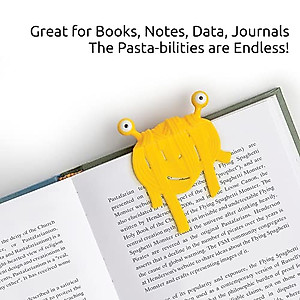 OTOTO Spaghetti Tale - Book Mark - Gifts for Book Lovers - Book Marker for Reading - Book Markers with Quirky and Fun Design - Lightweight Plastic Bookmarks - All Ages (Kids Included)