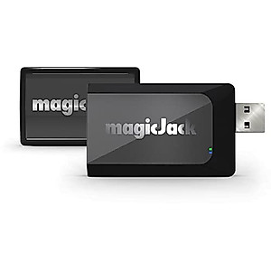 magicJack, New 2022 VOIP Phone Adapter, Portable Home and On-The-Go Digital Service. Unlimited Calls to US and Canada. NO Monthly Bill | Featuring magicIN™ & magicOUT™ Service