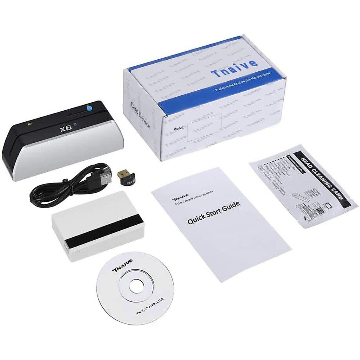 Bluetooth X6BT VIP Card Reader Writer Encoder Card Swiper Scanner