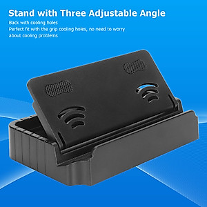 Game Card Case Stand, 12 Storage Slots Heat Sink Hole Design Portable Game Grip Stand for Tablet for Gamepad