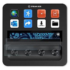 Bruni Screen Protector Compatible with Elgato Stream Deck Plus Protector Film, Crystal Clear Protective Film (2X)