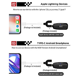 EASJOY Wireless Lavalier Microphone, Upgraded Digital Screen Wireless Lapel Mic Collar Clip-on Microphone for Teaching, Conference, Tour Guiding, Stage Performance - Rechargeable